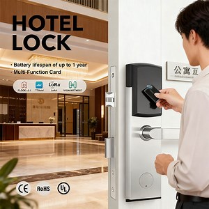 [Hot Item] Tt Lock APP APP Smart Door Lock Waterproof Fingerprint Biometric Sliding Door Lock for Aluminum Glass Door