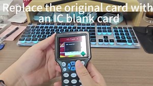 RFID Reader Writer RFID Copier Multi-Frequency RFID Card Reader Smart Card Decoder with Free Software and USB for Access Control Home Security