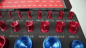 48PCS Thread Checker,Nut and Bolt Thread Checker, Standard 25 Inch & 23 Metric Bolt Size Finder for Detecting The Dimensions of Threaded Nuts in Tight Spaces.