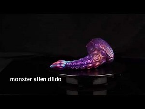 Tentacle Silicone Dildo Fantasy Monster alien Dildo with Strong Suction Cup