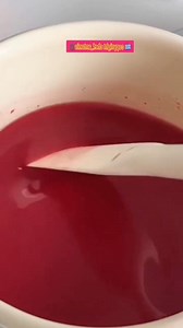 Raspberry Mousse Cake 🥰 raspberry sauce preparation take a saucepan frozen raspberries 300g sugar 60g lemon juice 10ml boil on low heat sif the liquid raspberry mousse take a bowl heavy cream 200g sugar 15g mix well thick yogurt 300g mix well take a glas hot milk 50ml soaked gelatin 15g mix well pour the milk in the bowl mix well mold size 175 x 85 x 70 mm baking paper pour 1/3 from the liquid freeze for 10min divide the mousse mixture into two portions in the first portion add 15g raspberry sa