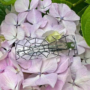 Oups ! Barrette en cristal toile d'araignée - Etsy France