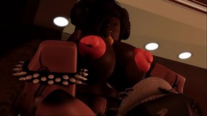 Futa giving a thick whore a good time~ | Roblox Studio