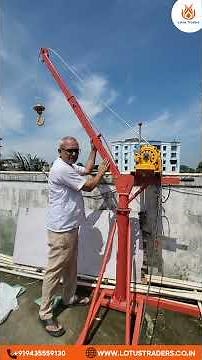 Monkey Crane Machine for Heavy Lifting | Strong, Durable & Affordable | Lotus Traders