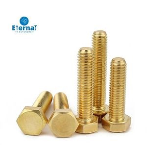 [Hot Item] Brass Fasteners Cold Forging Hex Head Bolt for All Size