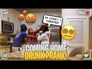 ACTING DRUNK THEN CONFESSING TO CHEATING PRANK!😱👊🏽