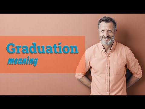 Graduation | Meaning of graduation