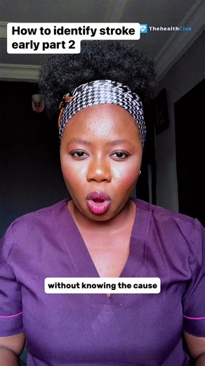 How to identify stroke early part 2 #strokerecovery #symptomsofstroke #viralreels #thehealthclue | Thehealthclue