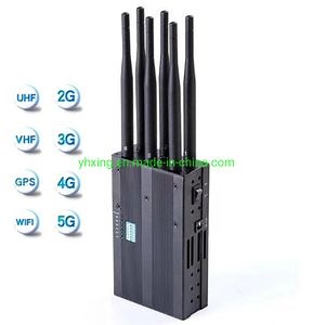 [Hot Item] Handheld 6 Antennas Portable Signal Blocker Anti Phone Signal GSM 2g 3G 4G WiFi GPS Signal Detector Jammer